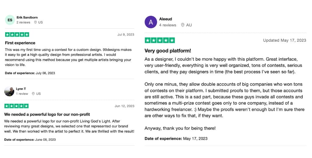 99designs Review (2024) Best Platform for Graphic Designers